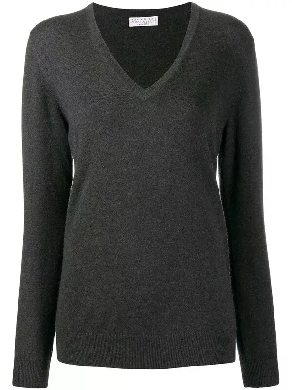 Brunello Cucinelli V-neck Cashmere Jumper