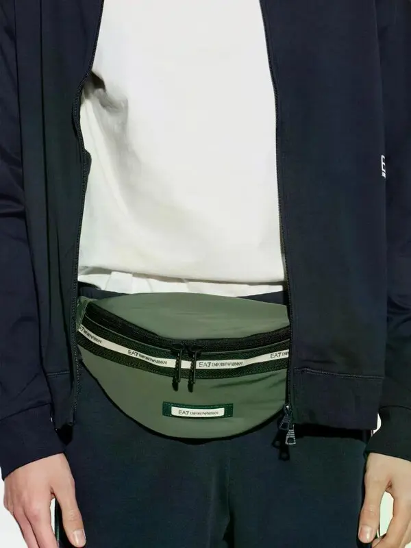 EA7 Logo Tape Belt Bag