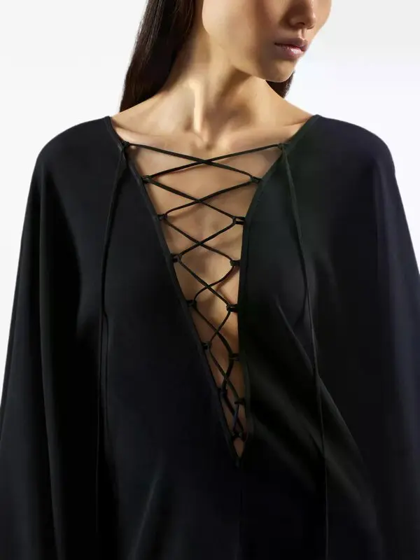 TALLER MARMO Sahara Kaftan Dress - Black
