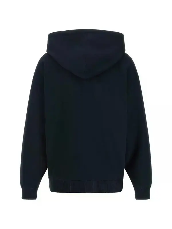 JIL SANDER Logo Print Dropped-shoulder Hoodie
