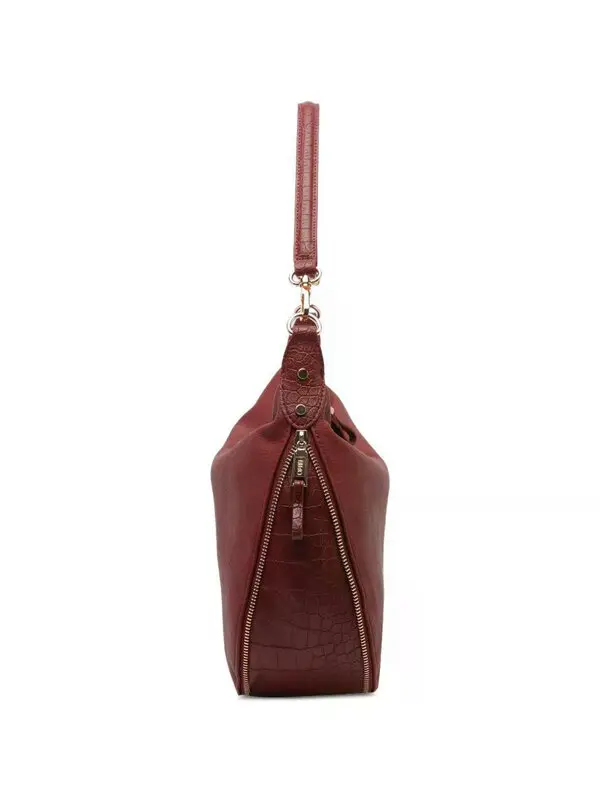 Liu Jo Crocodile-effect Zipped Tote Bag