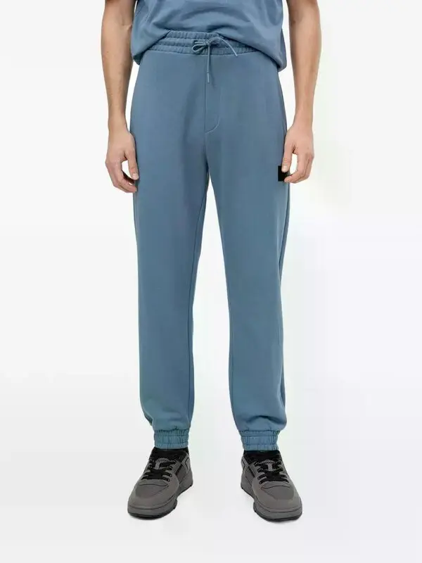 Hugo Logo-patch Drawstring Track Pants - Blue