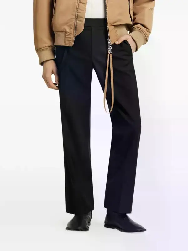 COURREGES Tailored Trousers With Logo Plaque
