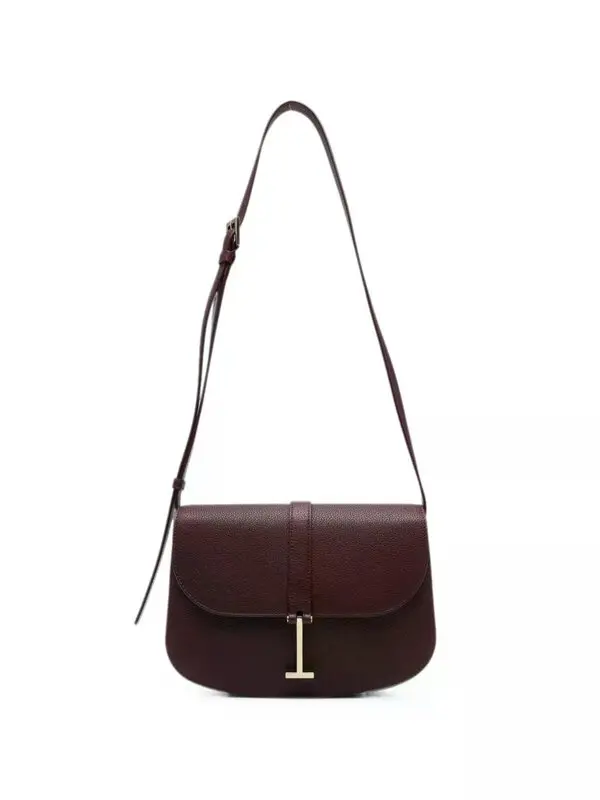 TOM FORD T-clasp Grained Leather Shoulder Bag