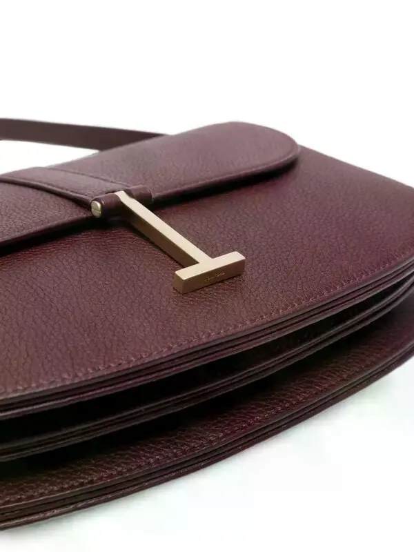 TOM FORD T-clasp Grained Leather Shoulder Bag