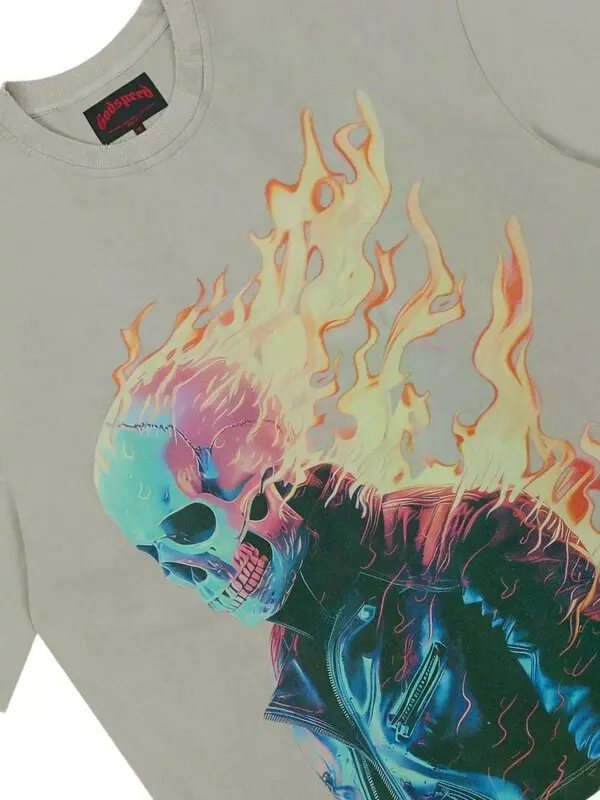 GODSPEED Aura D’inferno Graphic-print T-shirt - Grey