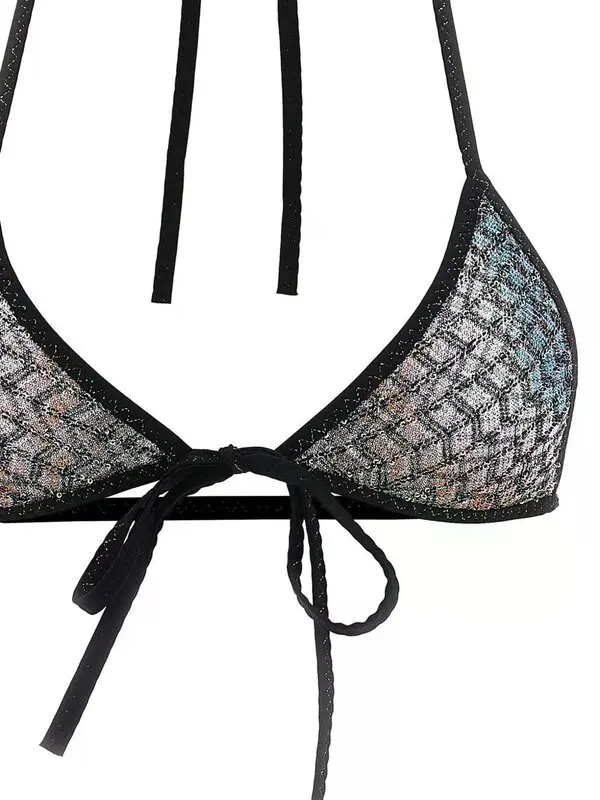 Missoni Caperdoni Sequin-embellished Zigzag Bikini