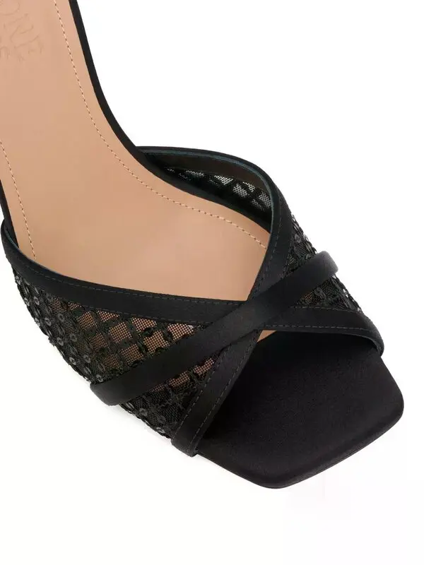 MALONE SOULIERS Perla Sequin Embellished Sandals