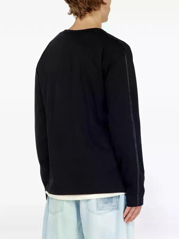 DIESEL® Long-sleeve T-shirt With Tonal Trims