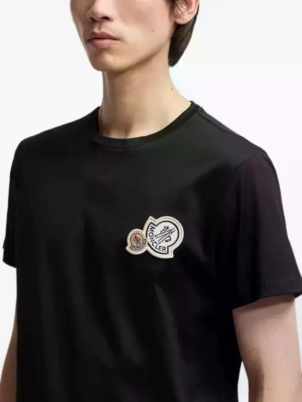 Moncler Double Logo-patch T-shirt