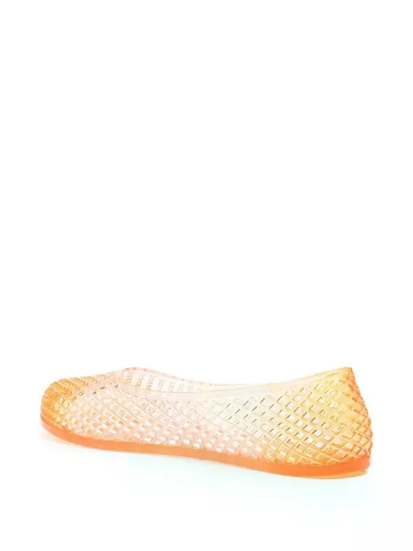 ANCIENT GREEK SANDALS Iro Lattice-weave Ballet Flats - White