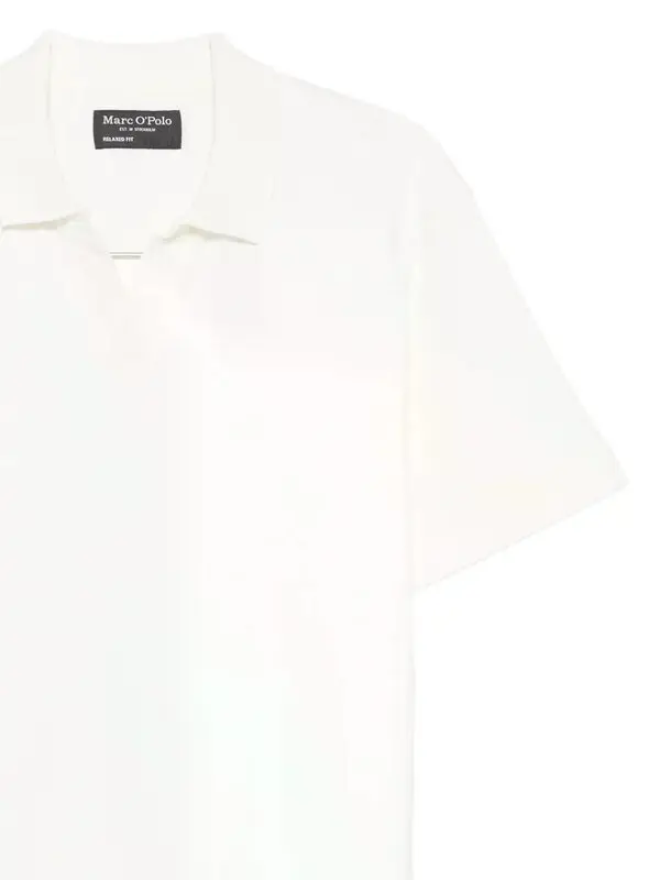Marc O'polo Ribbed Knit Short-sleeve Top - Neutrals