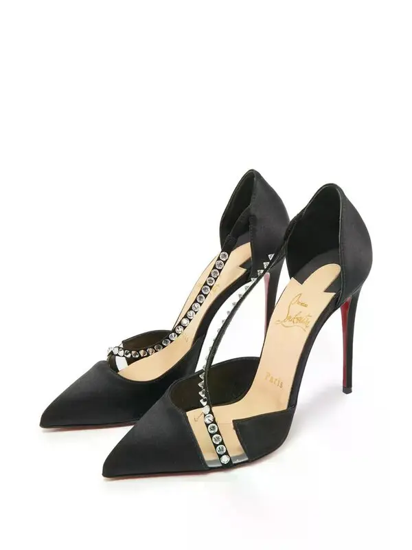 CHRISTIAN LOUBOUTIN Krystal Cross D'orsay Pumps