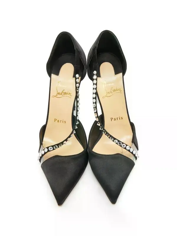 CHRISTIAN LOUBOUTIN Krystal Cross D'orsay Pumps