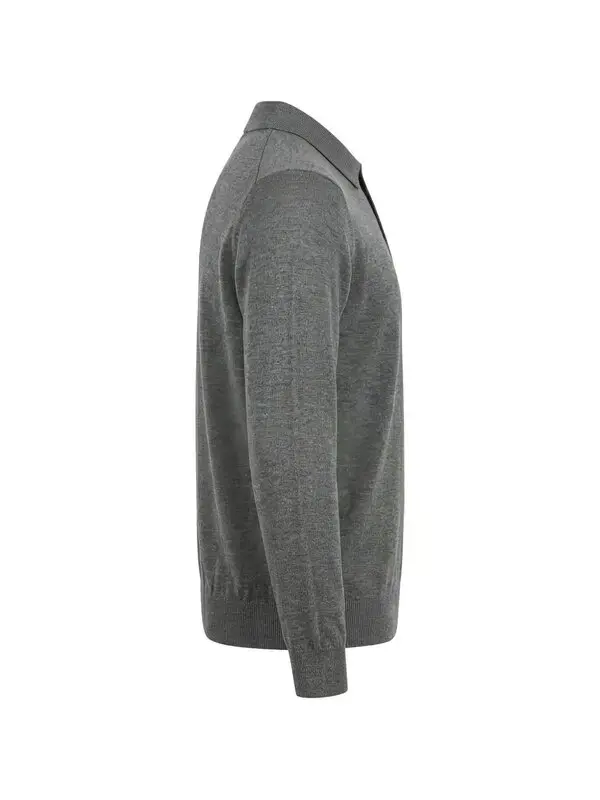 TOMBOLINI Button-fastening Polo-collar Sweater