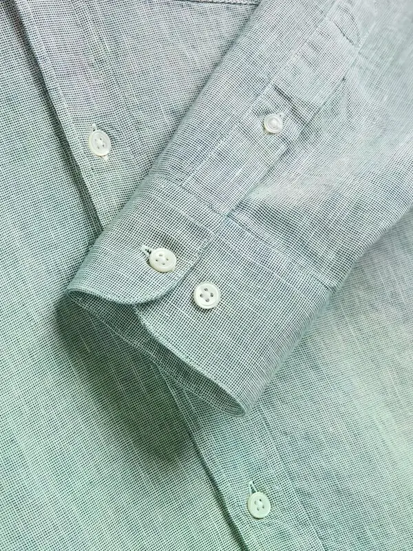 Portuguese Flannel Button-down Collar Chest-pocket Shirt