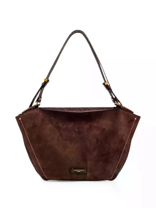 GIANNI CHIARINI Suede Shoulder Bag - Brown
