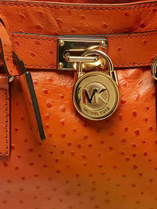 Michael Kors Hamilton Ostrich-effect Tote Bag