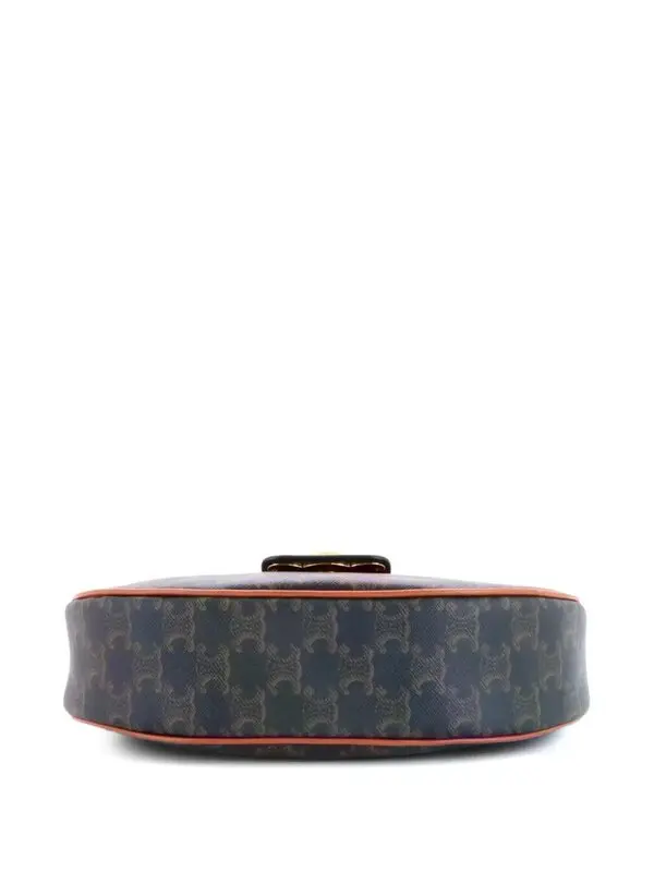 Celine Ava Triomphe Bag In Triomphe Coated Canvas
