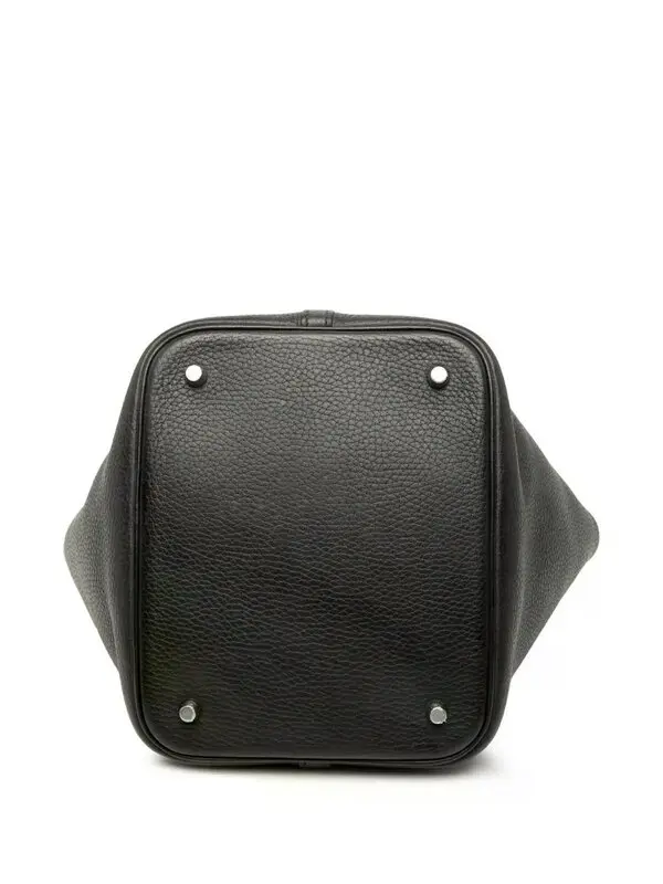 Hermès Clemence Picotin Lock 22 Handbag - Black