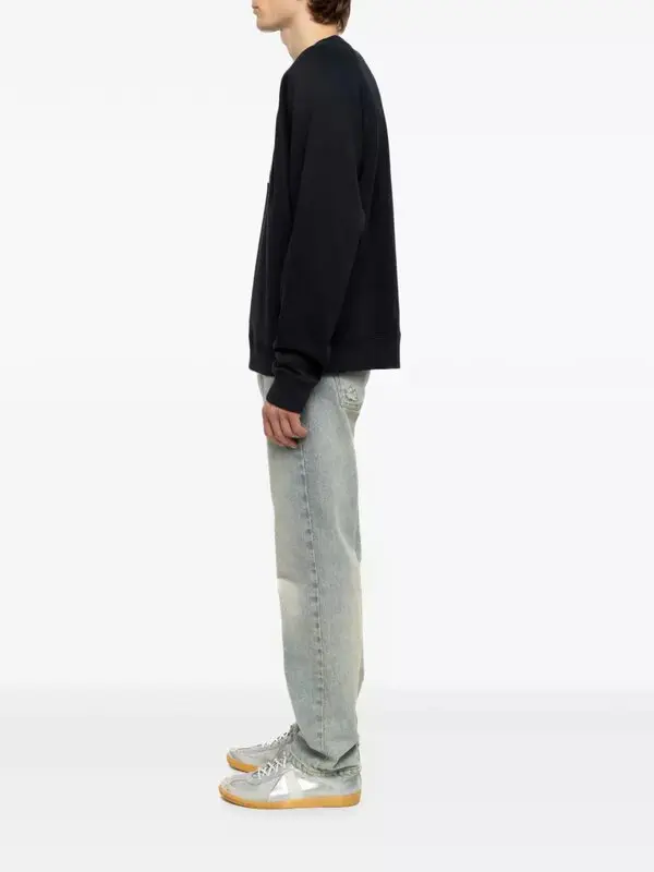 Zadig&Voltaire Crew Neck Sweatshirt With Embroidered Patches