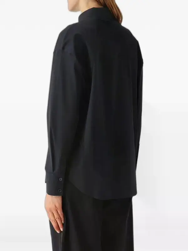 Max Mara Long-sleeved Crêpe Shirt