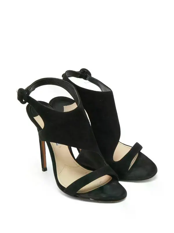 Prada Suede Heeled Sandals