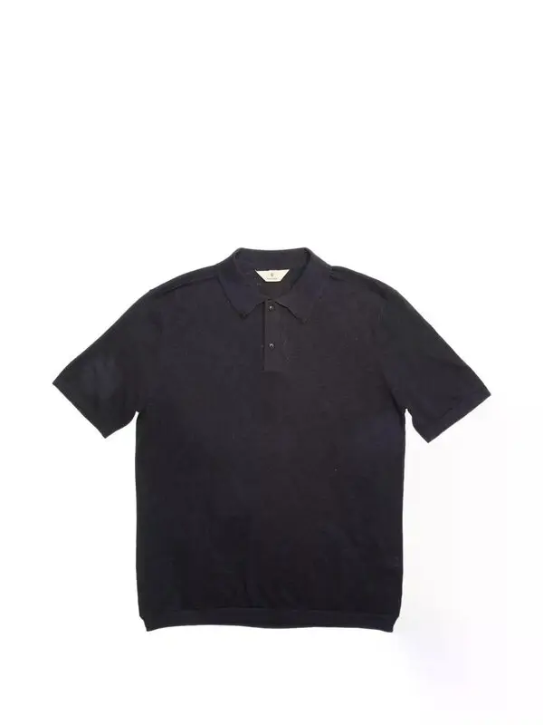 BLUE DE GÊNES Diamond-knit Polo Shirt