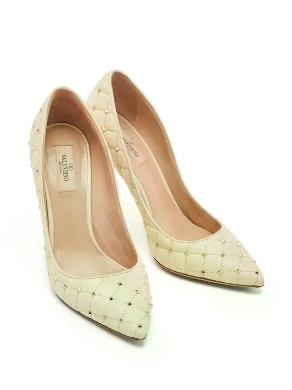 Valentino Garavani Rockstud Quilted Leather Pumps
