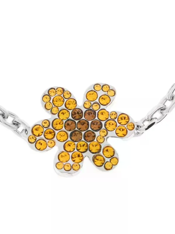 Marni Rhinestone Daisy Link Bracelet