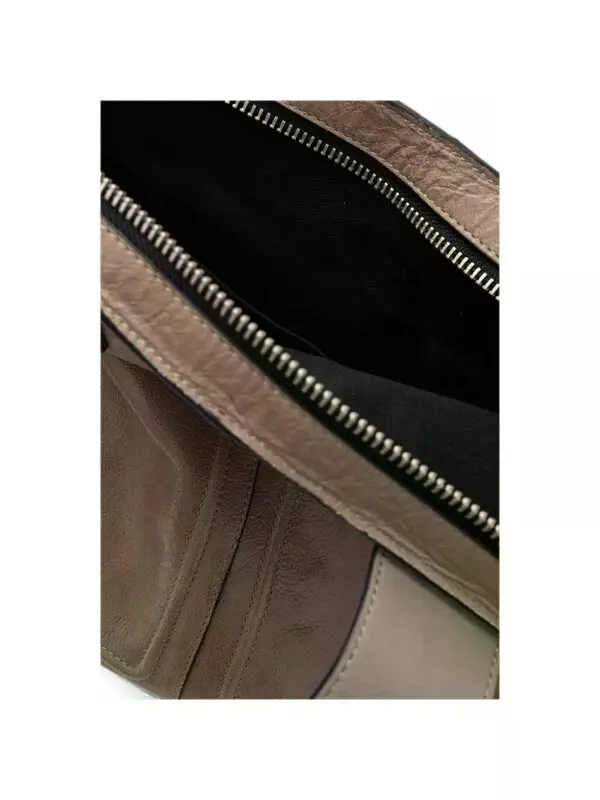 ALLSAINTS Jean Zip-detail Leather Tote Bag - Neutrals