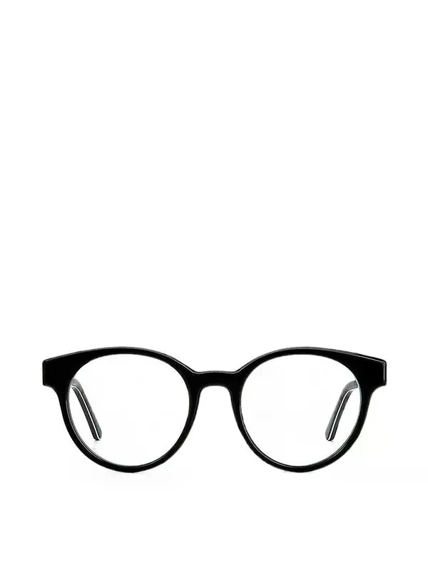 JIMMY CHOO Round Frame Eyeglasses - Black