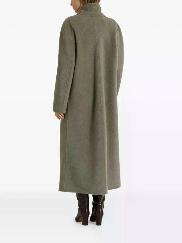 Alberta Ferretti Notched-lapel Button-up Coat