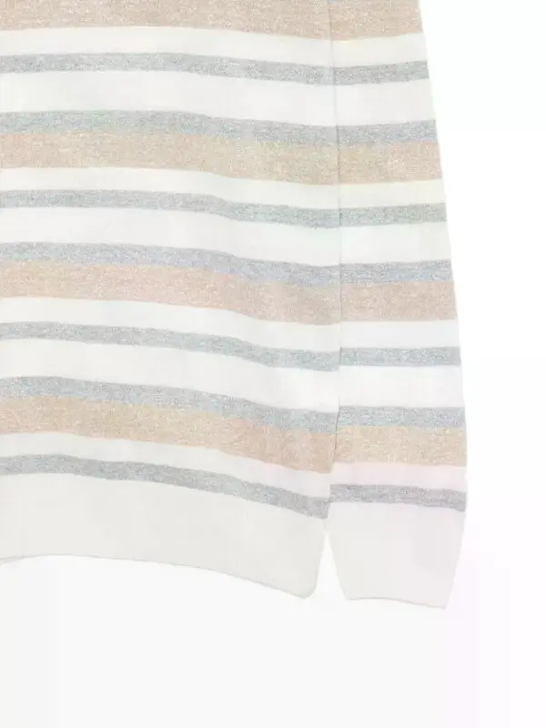 GRAN SASSO Striped Crew Neck Sweater