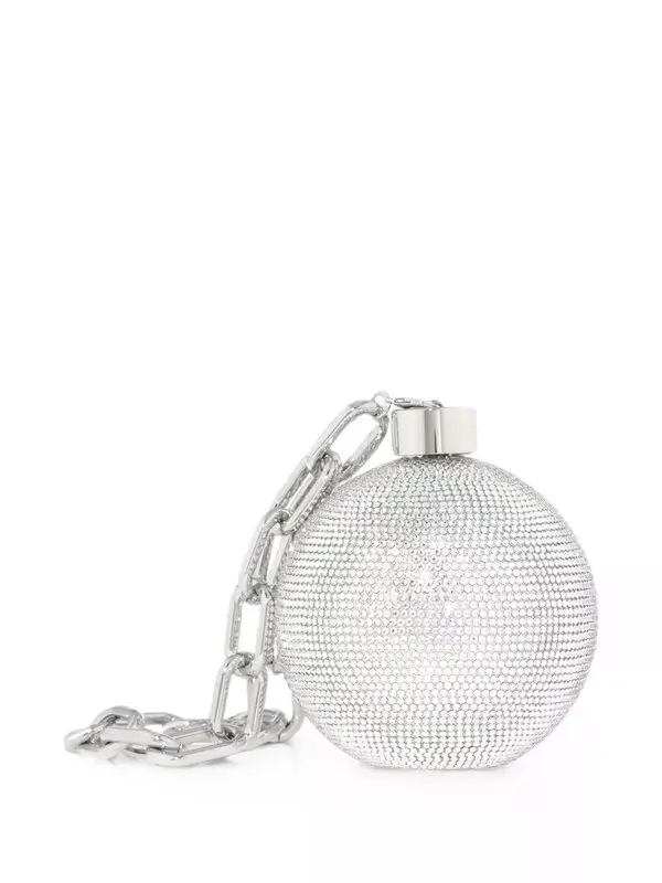 Judith Leiber Crystal Embellished Spherical Mini Bag