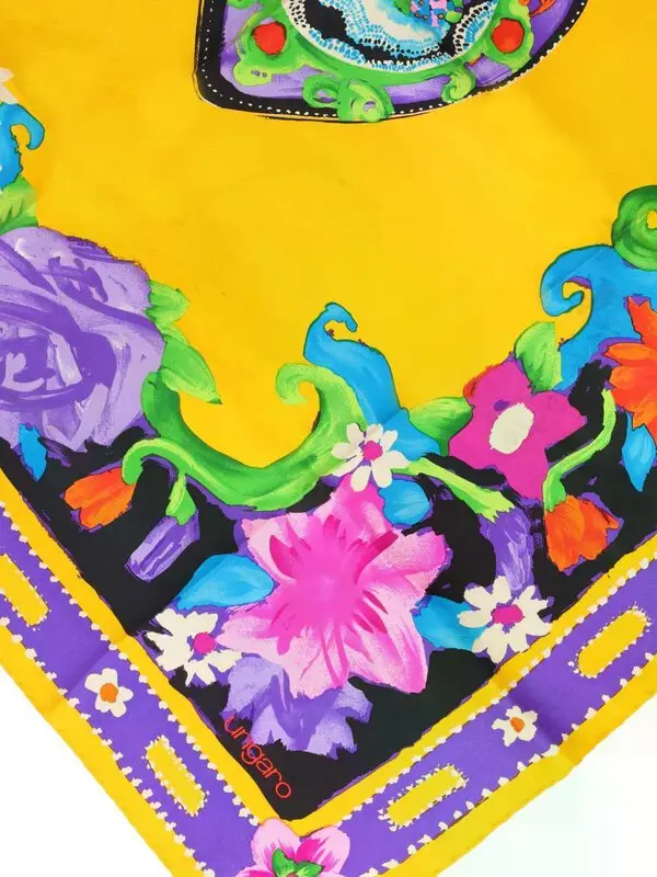 UNGARO Floral-print Scarf