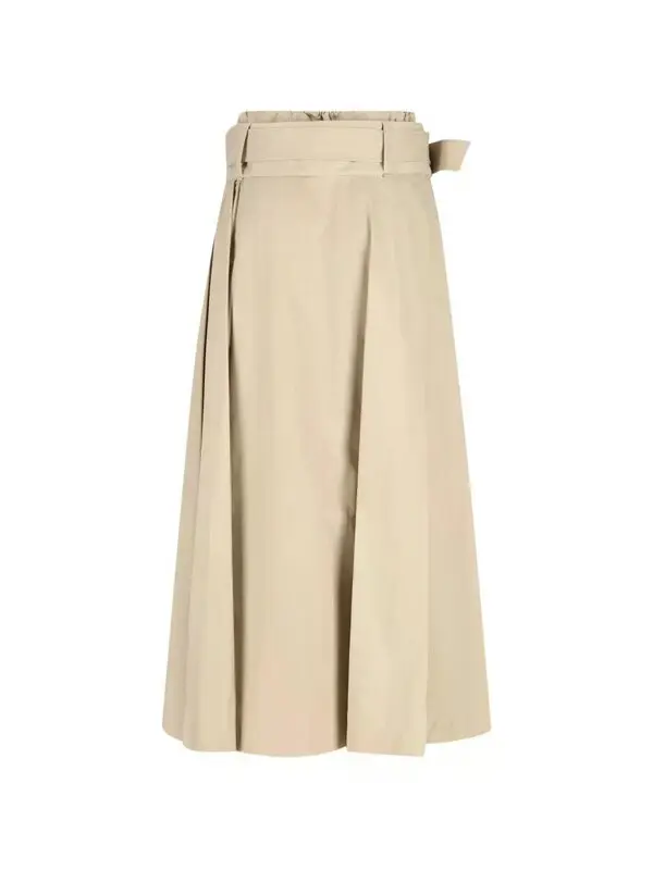 Loewe Belted Pleated Midi Skirt
