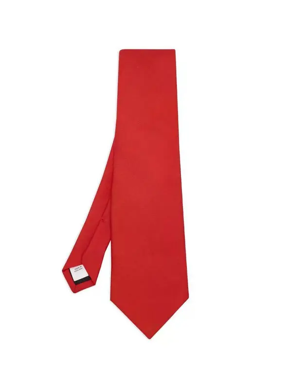 Burberry Silk Neck Tie - Red