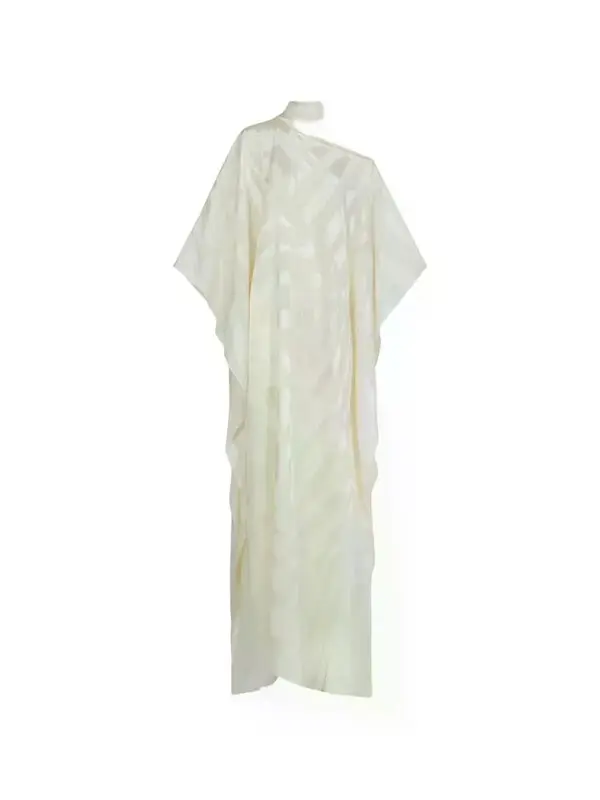 TALLER MARMO One-shoulder Kaftan Maxi Dress