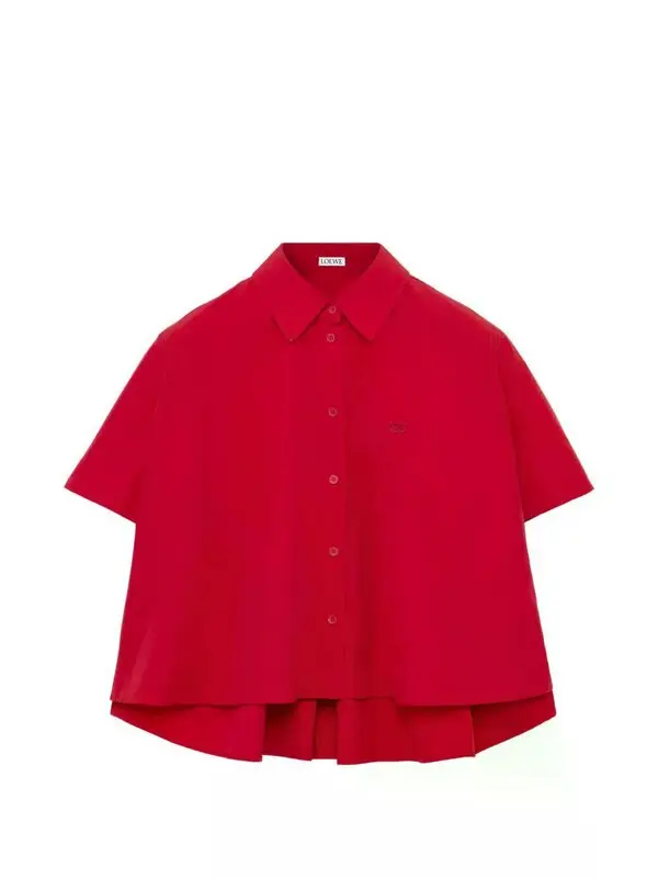 Loewe Logo-embroidered Boxy-fit Shirt