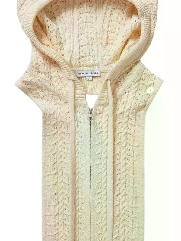 Veronica Beard Wickham Cable-knit Dickey