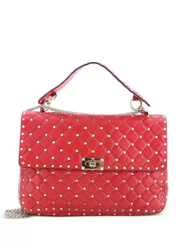 Valentino Garavani Rockstud Spike Flap Quilted Leather Shoulder Bag