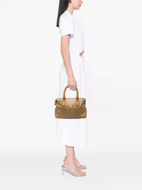 Celine Macadam Coated Canvas Handbag