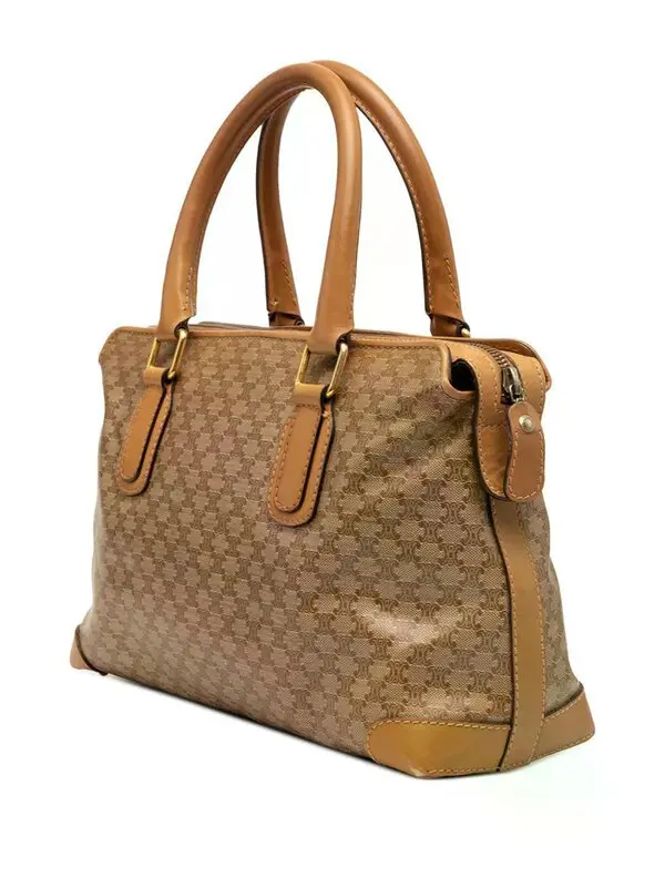Celine Macadam Coated Canvas Handbag