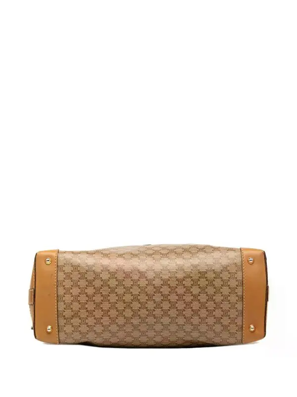 Celine Macadam Coated Canvas Handbag
