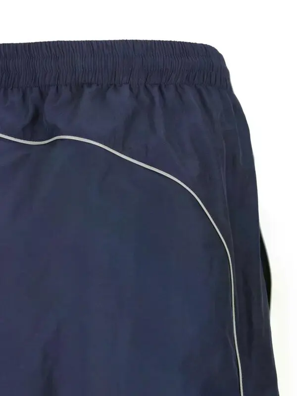 Balenciaga Tracksuit Trousers In New Dark Navy Techno Cotton Poplin