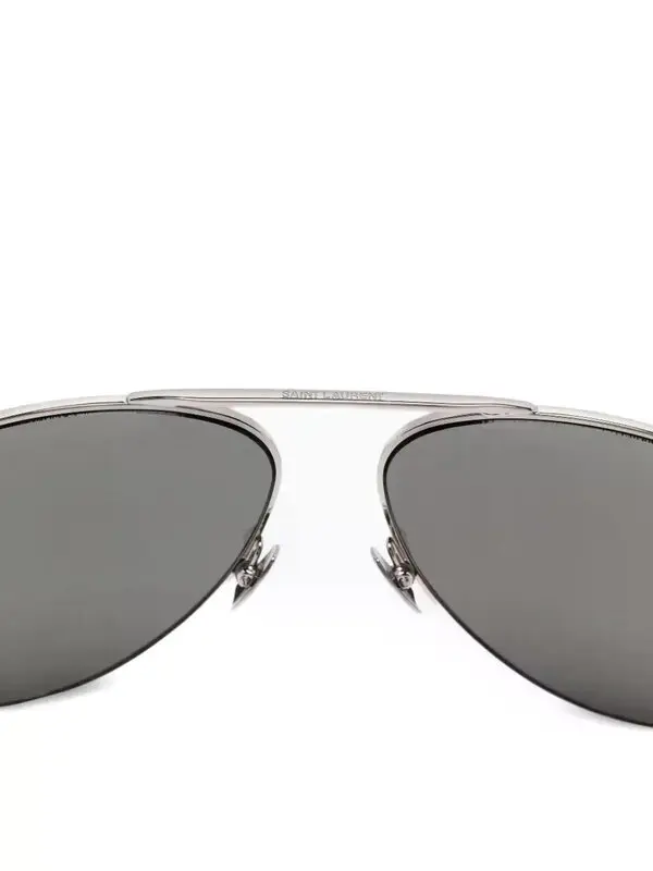 Saint Laurent Tone Pilot-frame Sunglasses