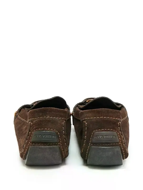 LOUIS VUITTON Monte Carlo Suede Loafers
