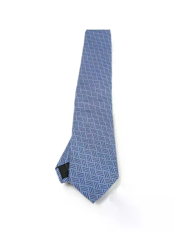 S.t. Dupont Silk Neck Tie - Blue