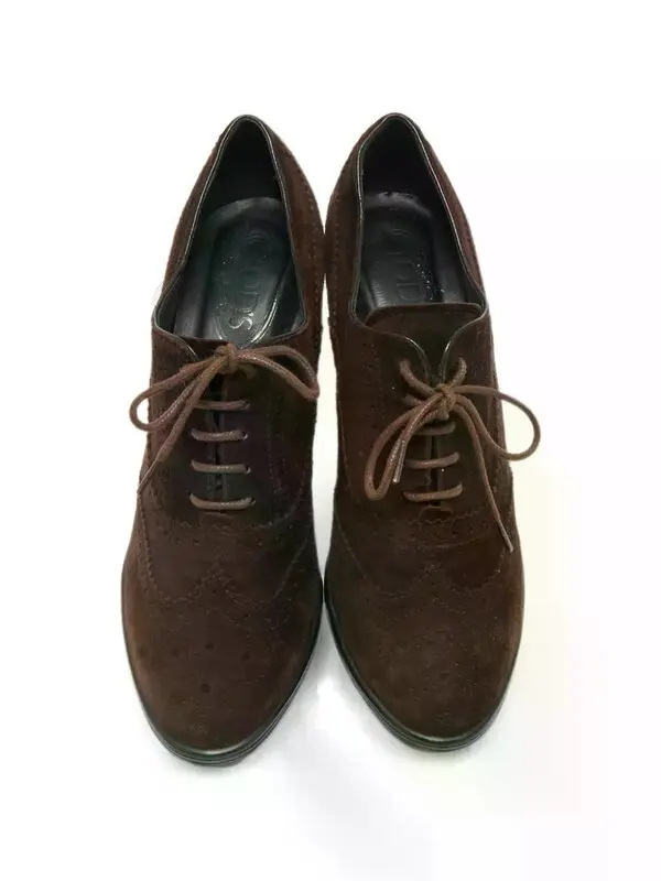 TOD'S Brogue Detail Lace-up Pumps